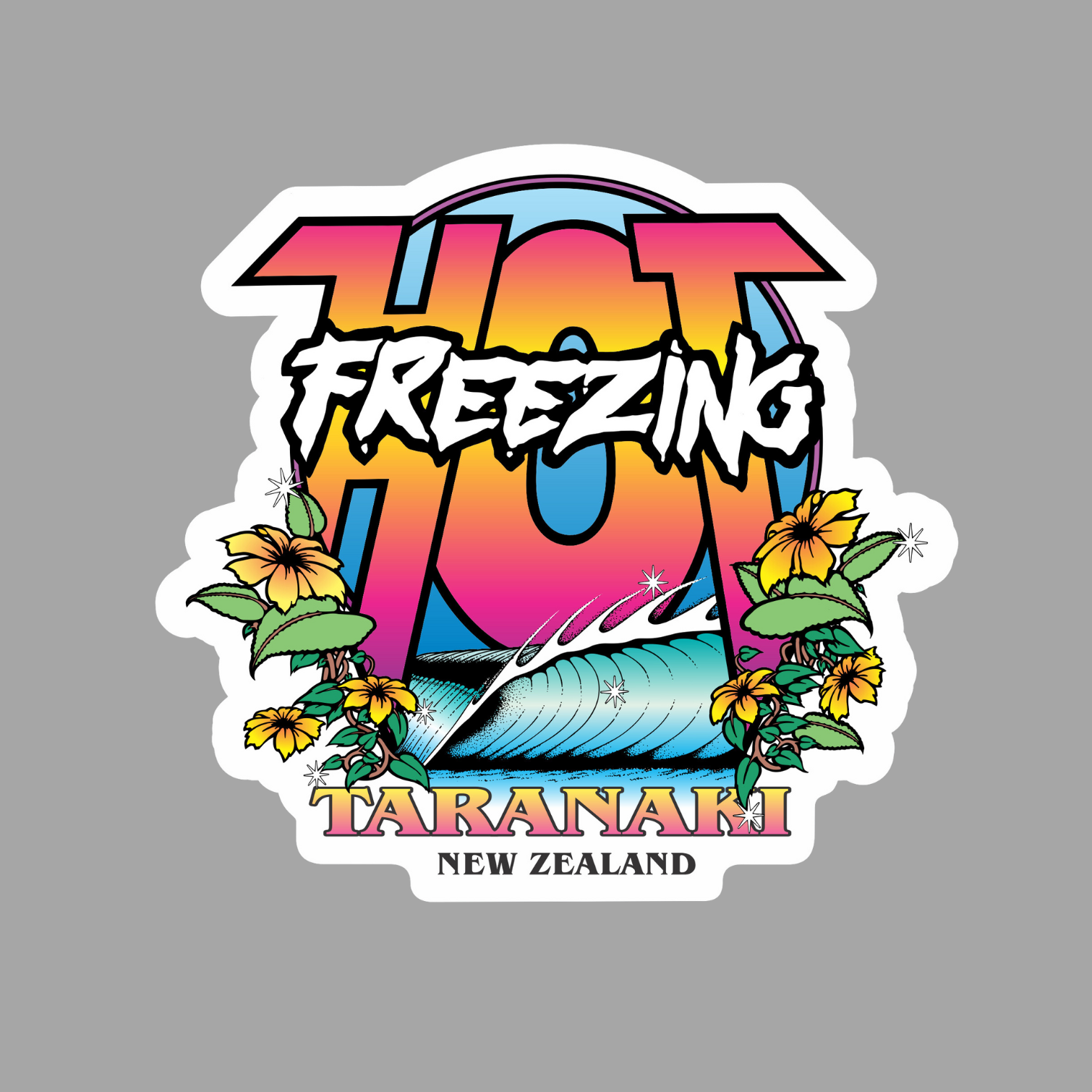 Freezing Hot Sticker | nz stores online | Taranaki Hardcore